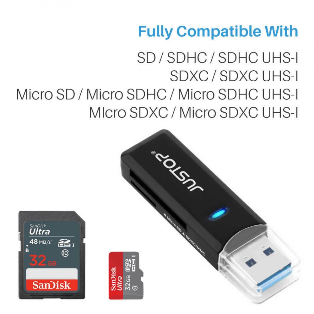 Combrite 3-In-1 USB Type-C Multi Memory Card Reader With USB/Type-C ...